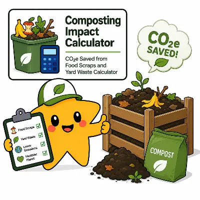 Composting Impact Calculator: CO2e Saved from Food Scraps and Yard ...